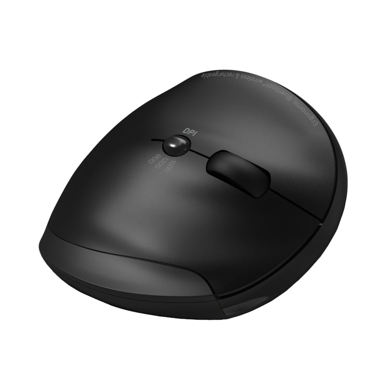 Port Connect Wireless Rechargeable Ergonoc Mouse Bluetooth – Black ...