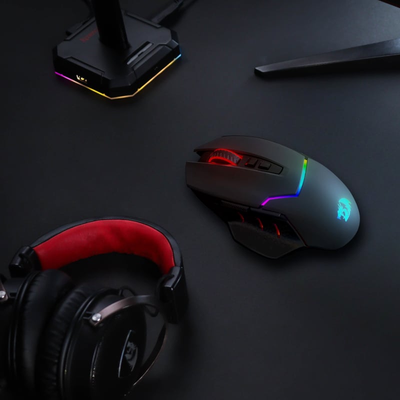 REDRAGON Mirage Pro 8000DPI RGB Wireless Gaming Mouse – Black – Volcan ...