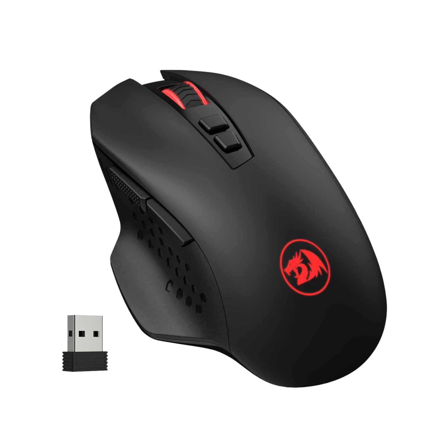 Redragon GAINER M656 Wireless Gaming Mouse 4000DPI – Black – Volcan Store